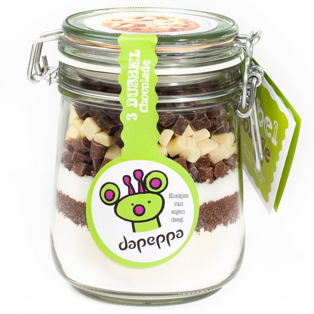 Three Double Chocolate - Cookie Jar | Make your own cookies – dapeppa